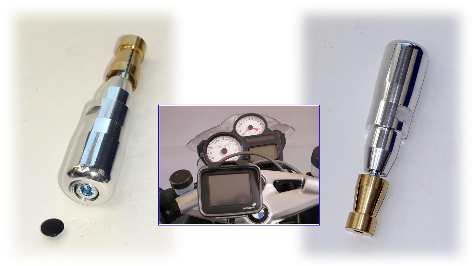 RAM-MOUNT Motorrad halterungen Kugelflex Bikehalter GPS NAVI